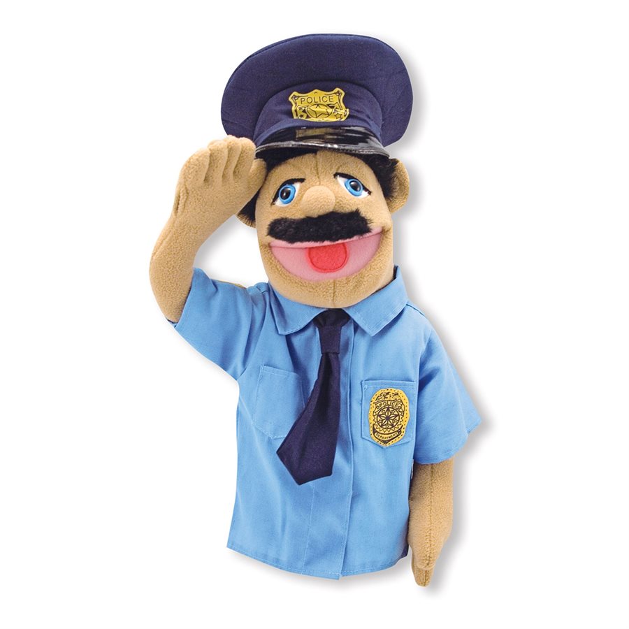 Marionnette de policier 15po