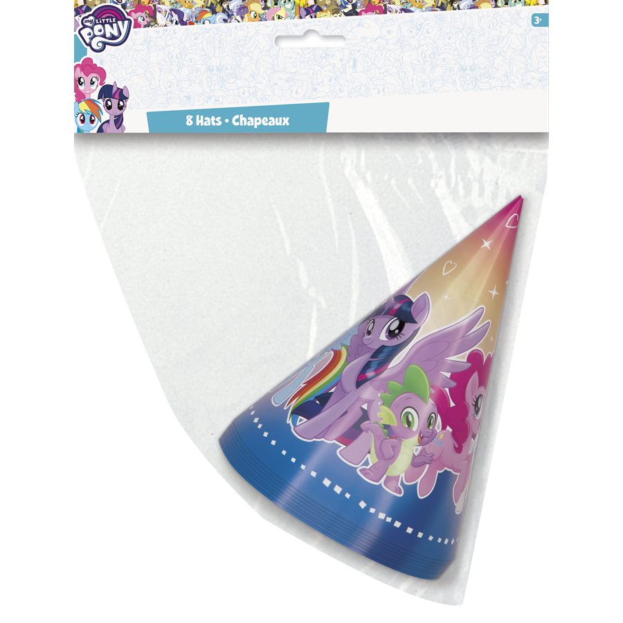 My Little Pony party hats 8pcs