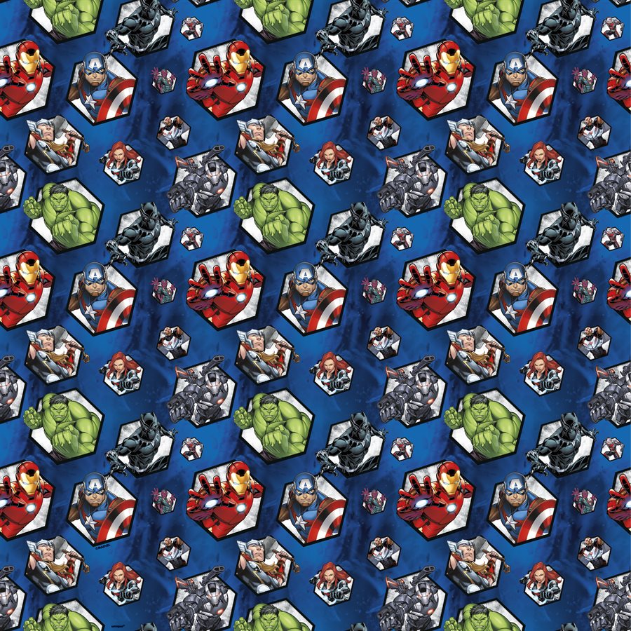 Avengers gift wrap 5ftx30in