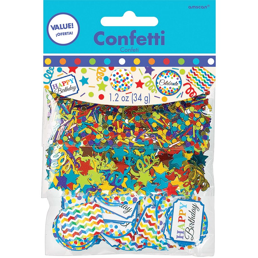 Bright b-day confetti 1.2oz