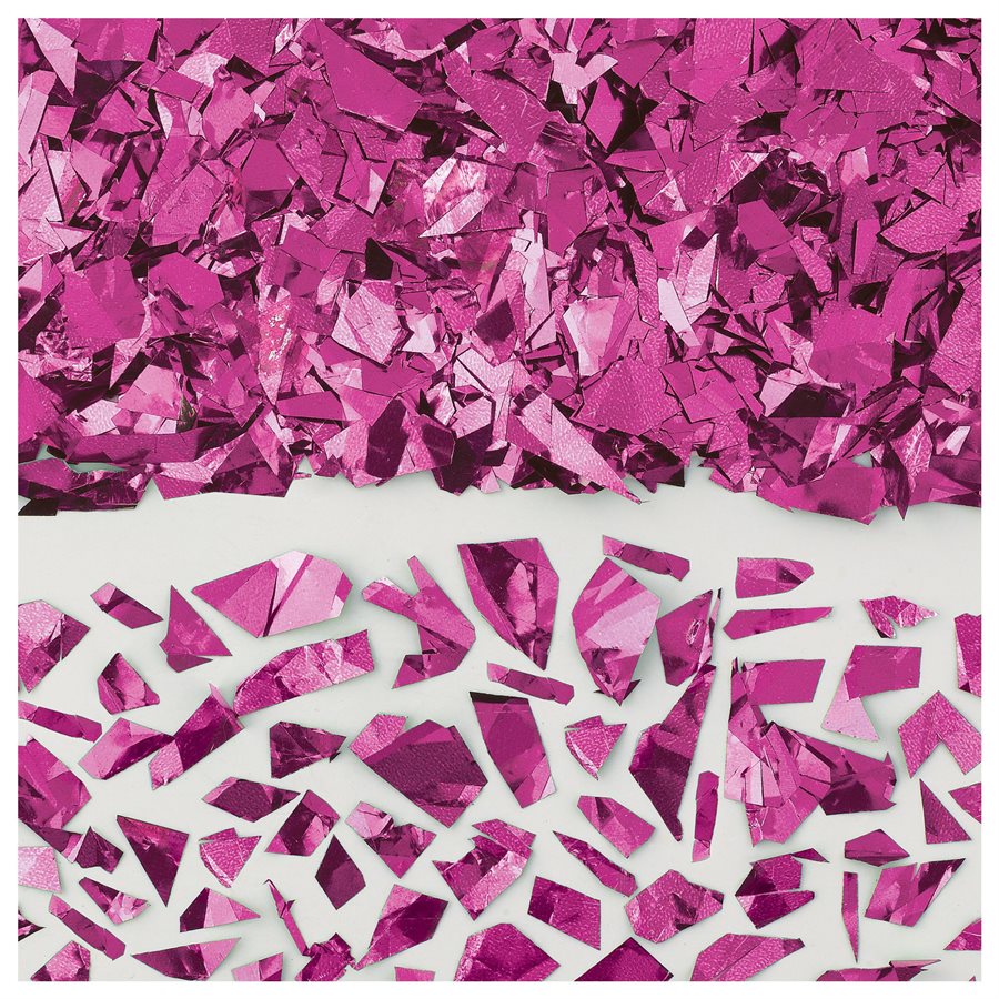 Pink foil shred confetti 1.5oz