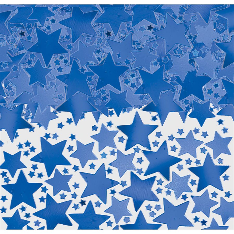 Blue star confetti 2.5oz