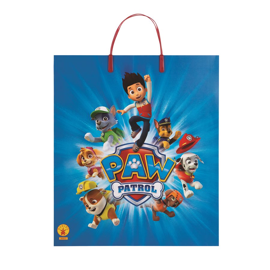 Paw Patrol plastic trick or treat bag