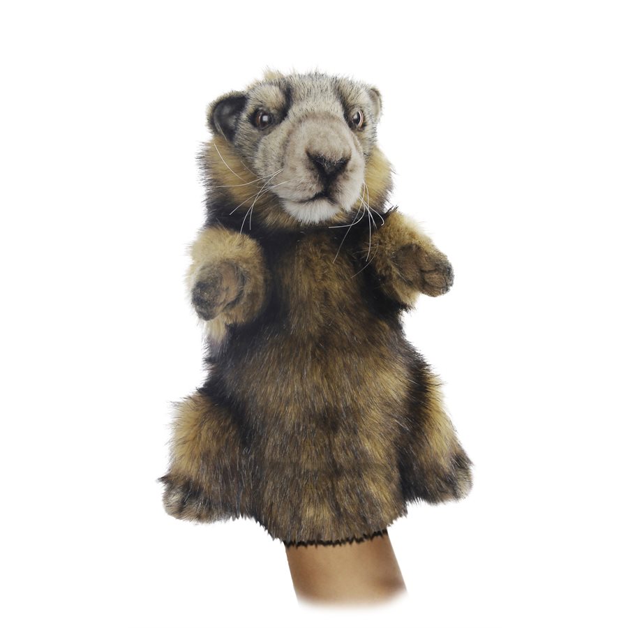 Hansa marmot puppet 40cm